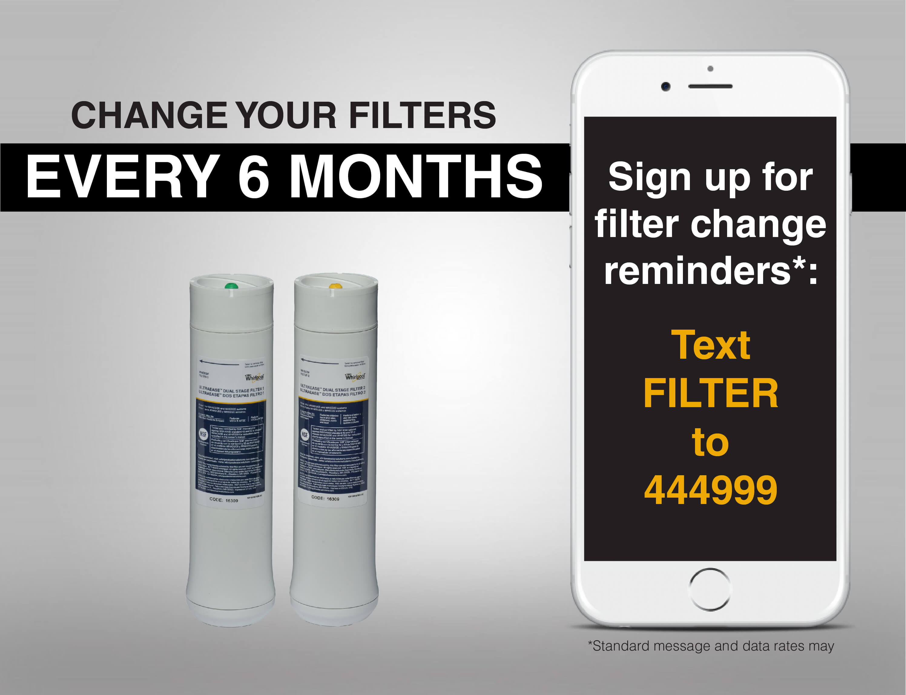 Filter Text Reminder - WHEEDF | Whirlpool Water Solutions